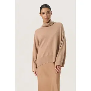 SOAKED IN LUXURY Molina Loose Fit Rollneck Pullover