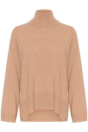 SOAKED IN LUXURY Molina Loose Fit Rollneck Pullover