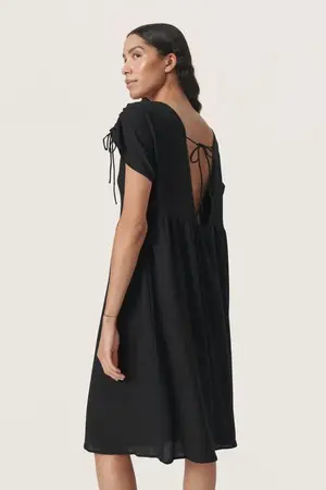 SOAKED IN LUXURY Kehlani Open Back Short Sleeve Dress