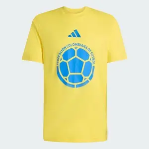 Adidas Colombia National Team Fifa X World Cup Alphaskin Graphic T-shirt - Yellow