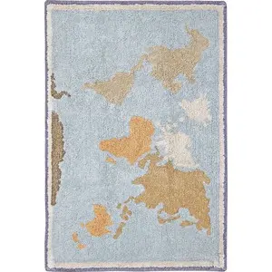LORENA CANALS Washable Rug Mini Worldmap