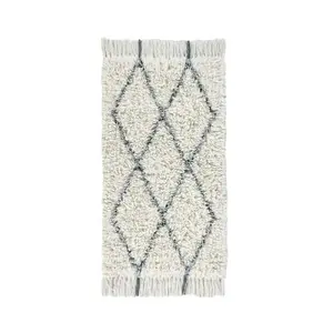 LORENA CANALS Woolable Rug Berber Soul - Natural/ Charcoal