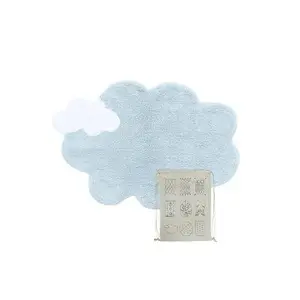 LORENA CANALS Washable Rug Mini Dream - Light Blue/ White