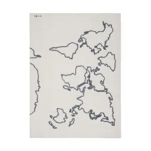 LORENA CANALS Wall Hanging Canvas Map - Natural