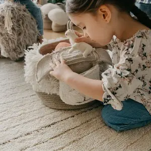 LORENA CANALS Woolable Basket Pink Nose Sheep