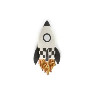LORENA CANALS Knitted Rocket Cushion - Grey