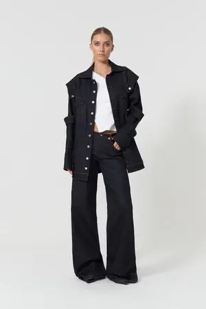 JENDUE Oversize Denim Jacket