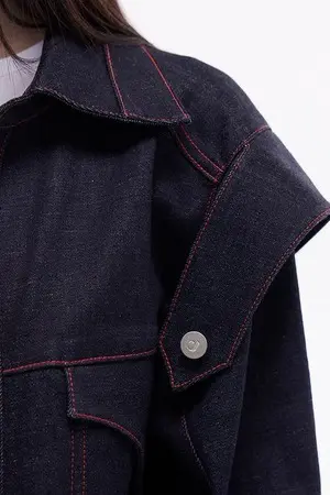 JENDUE Oversize Denim Jacket
