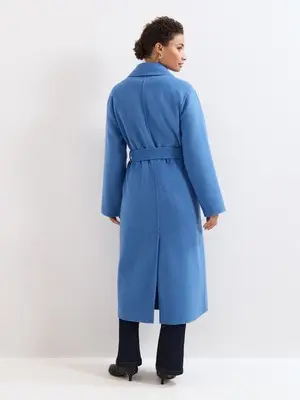 PHASE EIGHT Long Sleeve Belted Wrap Midi Coat