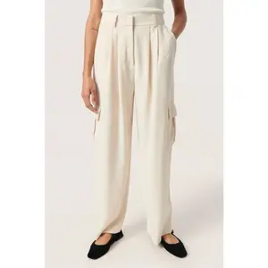 SOAKED IN LUXURY Shirley Wide Leg Cargo Trousers