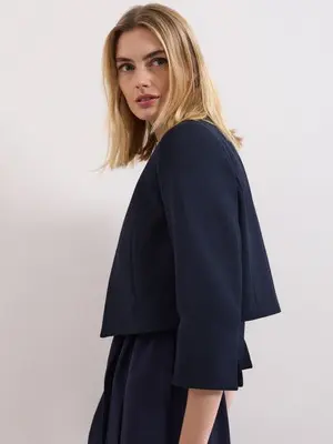 PHASE EIGHT Cropped 3/4 Sleeve Jacket