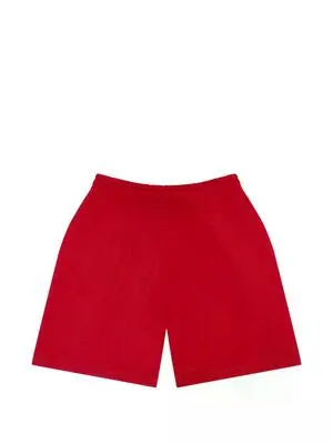 DENIM TEARS Logo-detail Shorts - Red