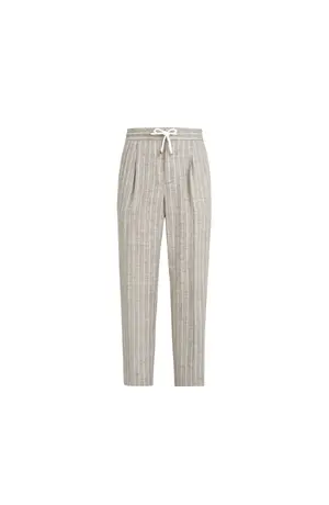Brunello Cucinelli Twill Trousers - Brown