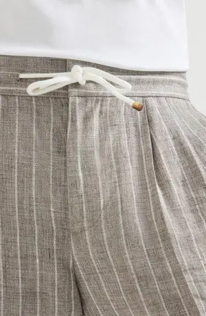 Brunello Cucinelli Twill Trousers - Brown