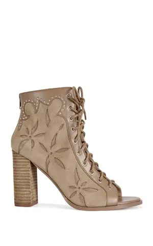 Azalea Wang Block Heel Booties