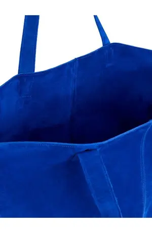 Akris Medium Ai Suede Convertible Shoulder Tote - Ocean