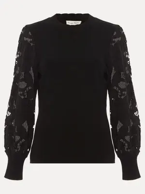 PHASE EIGHT Harriet Lace Sleeve Jumper