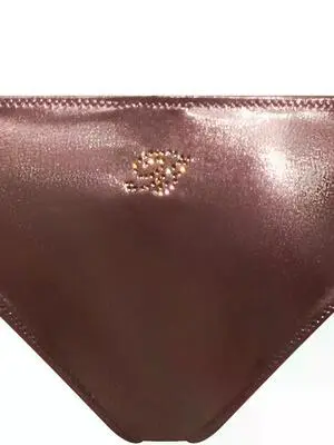 Blumarine Metallic-effect Bikini Bottom