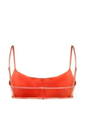 Blumarine Adjustable-strap Bikini Top - Orange