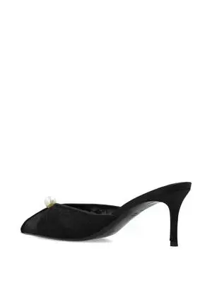 BLACK SUEDE STUDIO Debby Peep-toe Pumps