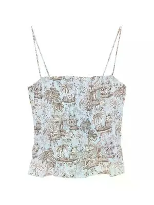 Staud Ayla Printed Top