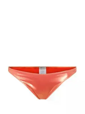 Blumarine Logo-detail Bikini Bottom - Orange