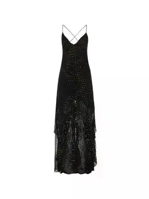 For Love & Lemons Elea Maxi Dress - Black