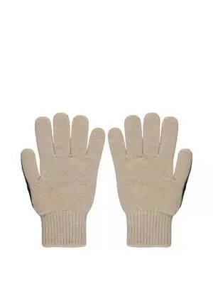 MOORER Ribbed Gloves - Neutrals