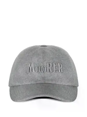 MOORER Embroidered Cap - Grey