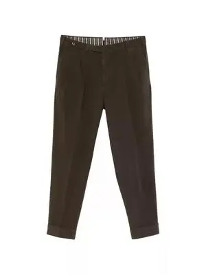PT TORINO Pleated Cuffed Trousers