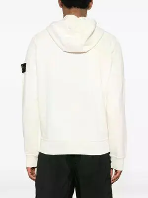 Stone Island Hooded Zip-up - Neutrals