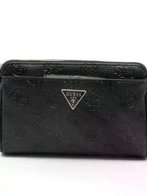 Guess Logo-embossed Shoulder Bag With Detachable Strap