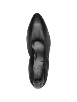 AeydĒ Pointed-tip Kitten Heel Pumps - Black