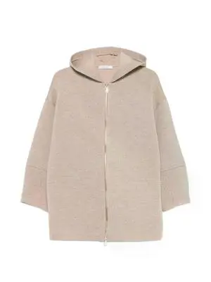 Max Mara Hooded Zip-up Jacket