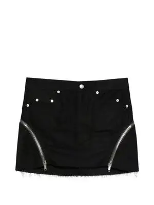 Rick Owens Bolan Banana Zip-detail Mini Skirt