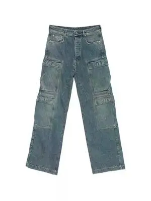 Rick Owens Distressed Cargo Jeans