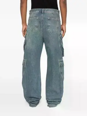 Rick Owens Distressed Cargo Jeans
