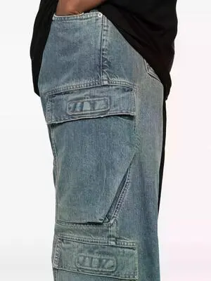 Rick Owens Distressed Cargo Jeans
