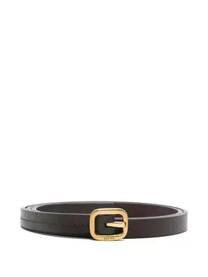 Loewe Leather Square Buckle Belt - Brown