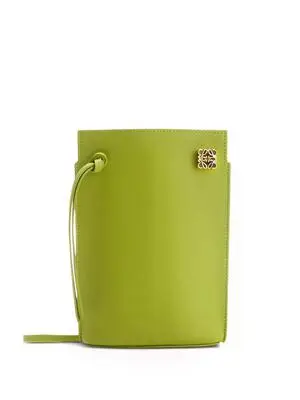 Loewe Drawstring Cross Body Bag With Logo