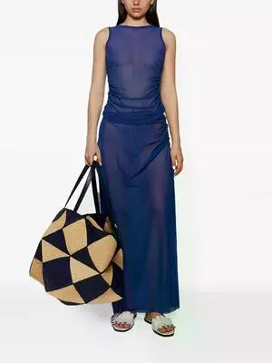 Loewe Xxl Puzzle Fold Tote Bag - Blue