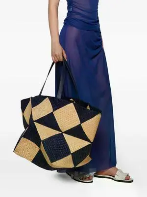Loewe Xxl Puzzle Fold Tote Bag - Blue
