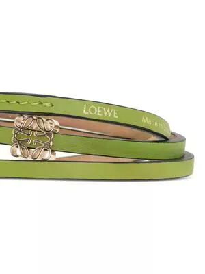 Loewe Anagram Leather Bracelet