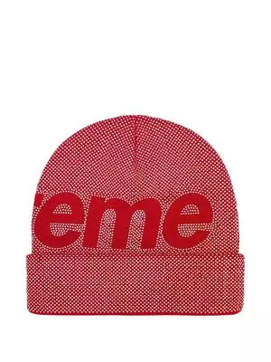 Supreme Logo-detail Beanie - Red