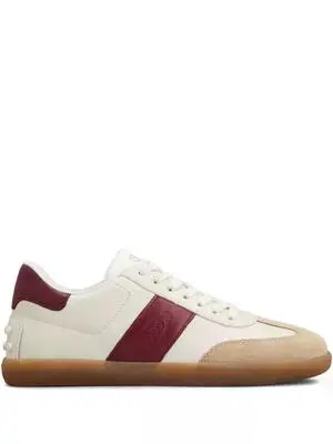 TOD'S Tabs Leather-panelled Sneakers