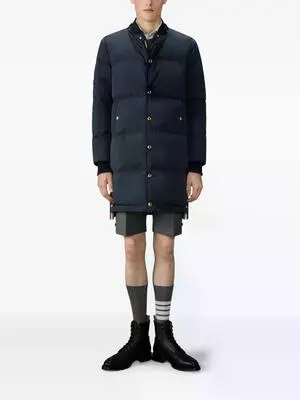 Thom Browne Hooded Button-fastening Coat