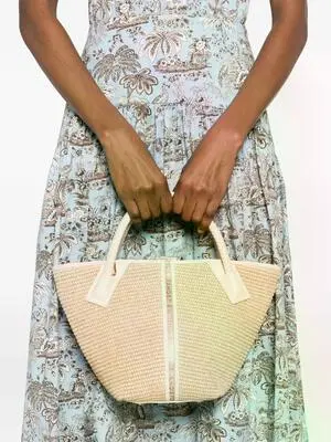 ALEXANDER SMITH Small Lauren Woven Tote Bag