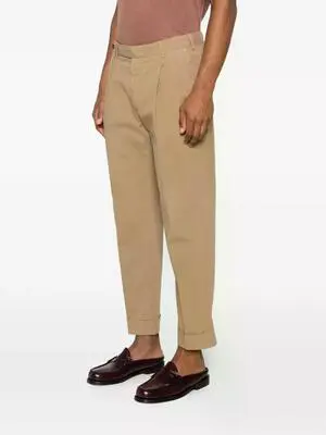 PT TORINO Pleated Trousers - Brown