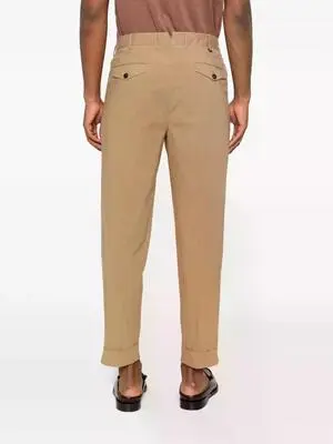 PT TORINO Pleated Trousers - Brown