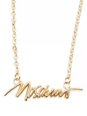 Moschino Logo-lettering Necklace